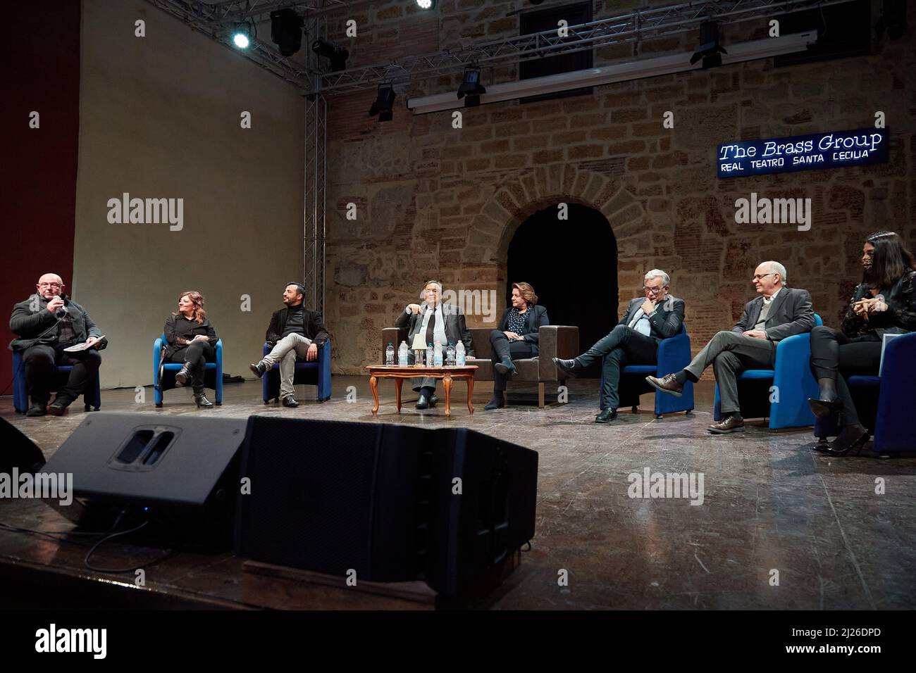 Palermo, Sicily, Italy. 30th Mar, 2022. Press conference for the ...