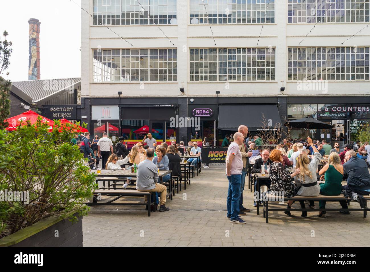 The Custard Factory in Digbeth, Birmingham Stock Photo - Alamy