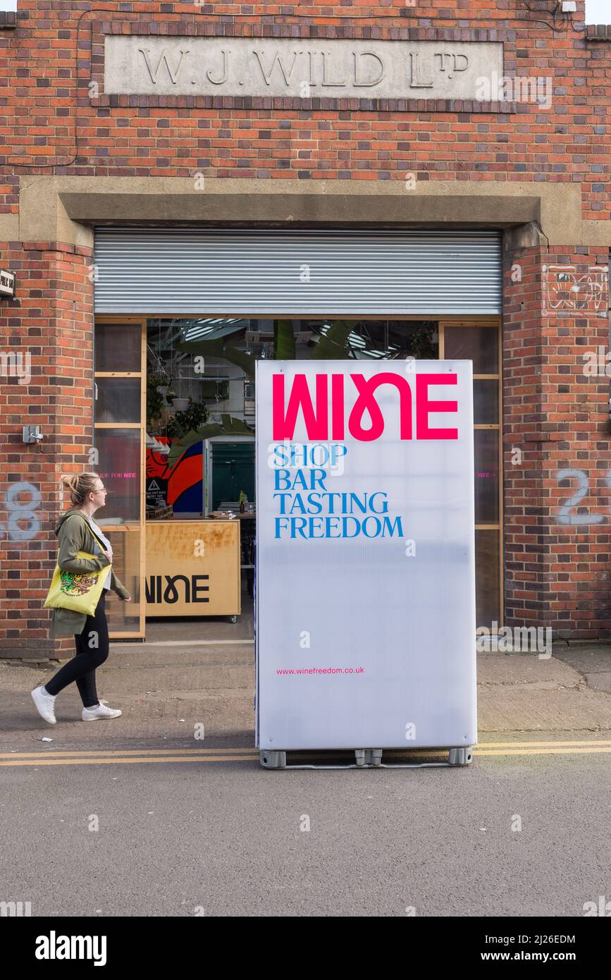 Wine Freedom wine bar in Floodgate Street in Digbeth, the creative ...