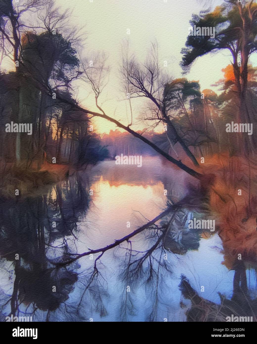 Famous Watercolor Landscape