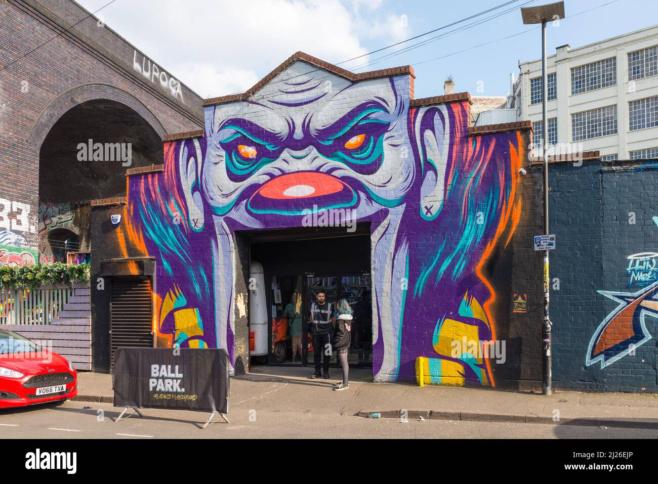 Floodgate Street in Digbeth, the creative quarter in Birmingham Stock ...