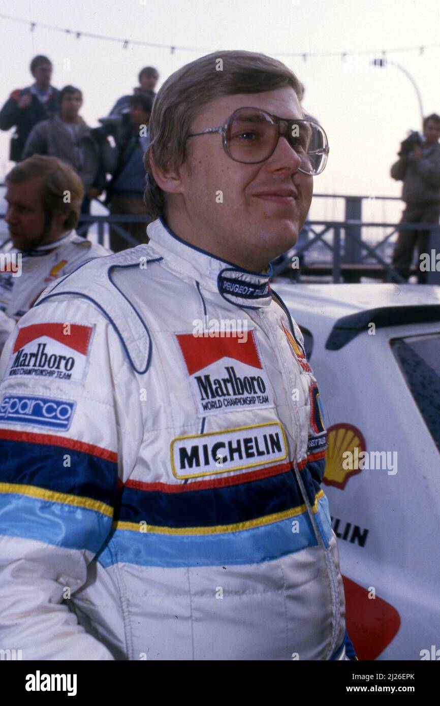 Timo Salonen (FIN) Peugeot Sport Stock Photo - Alamy