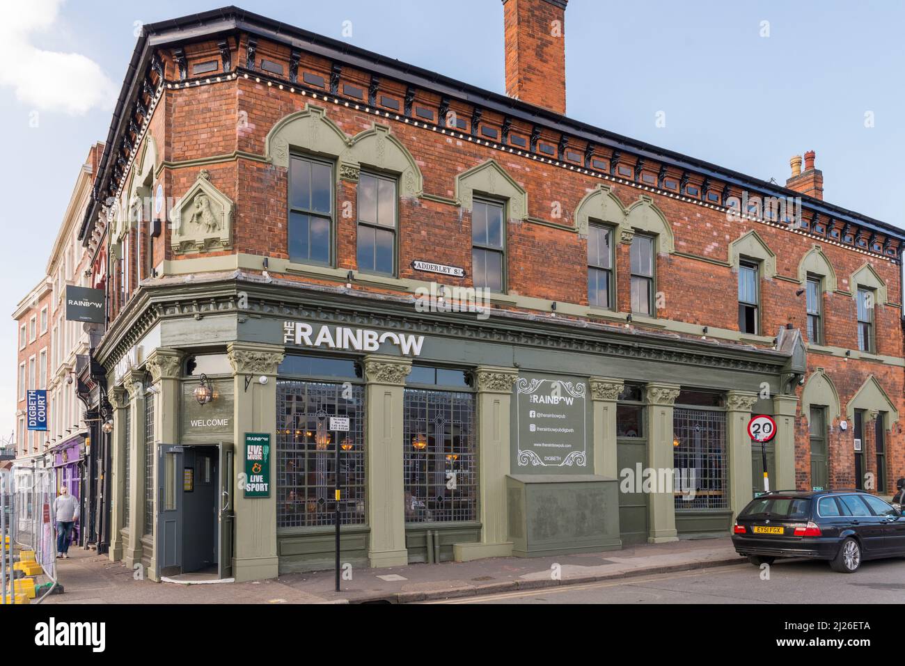 The Rainbow pub live music venue in Digbeth, Birmingham Stock Photo - Alamy