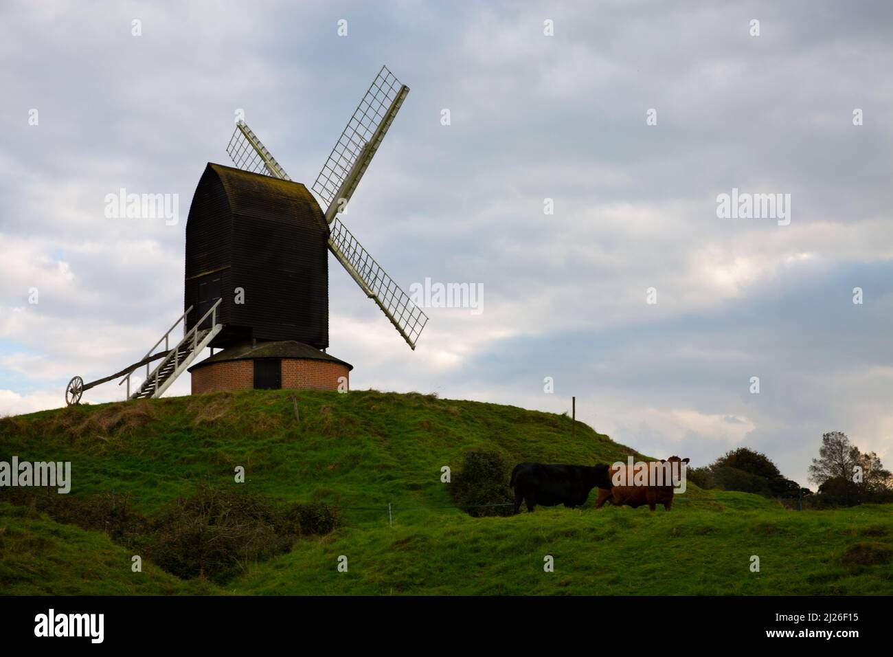 The windmill at Brill, Buckinghamshire, England Stock Photo - Alamy