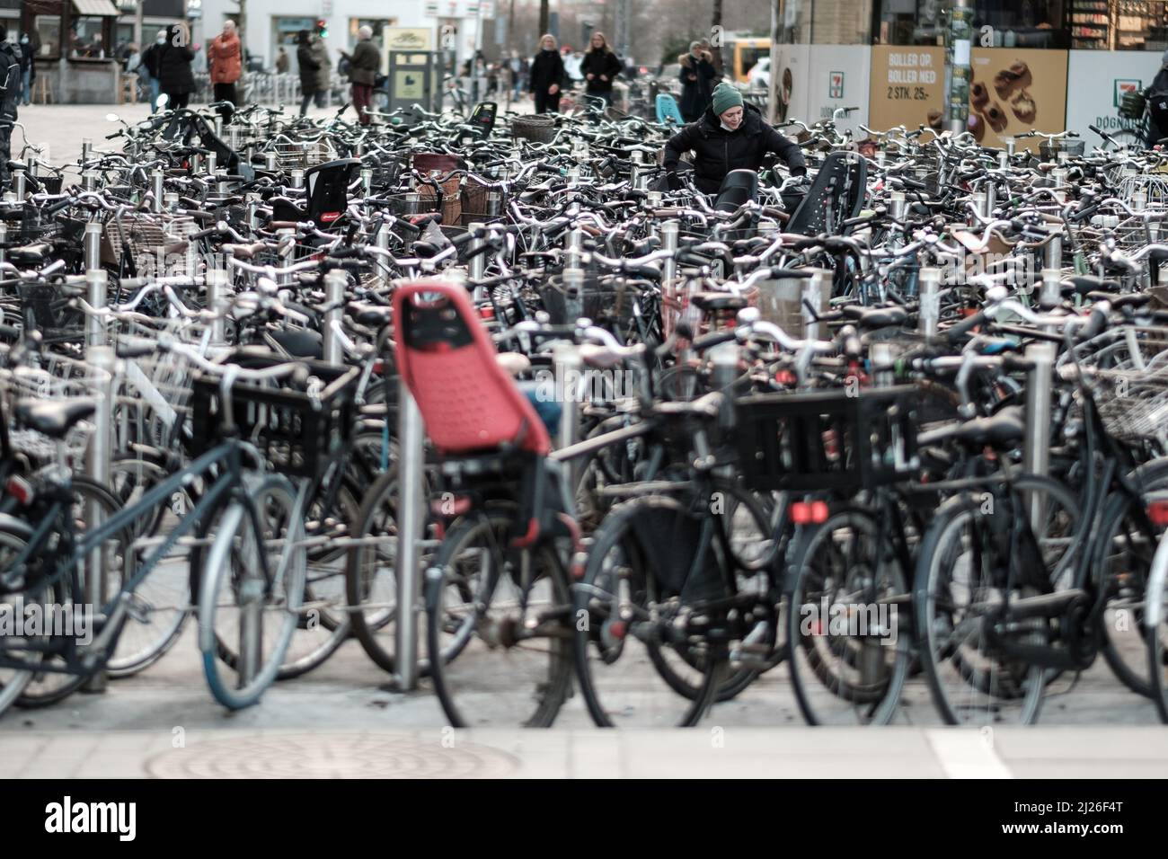 Pictures of daily life in the capital city of Denmark, Copenhagen Stock ...