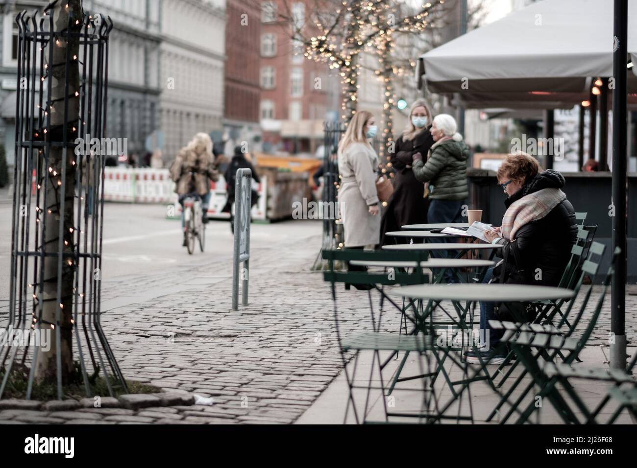 Pictures of daily life in the capital city of Denmark, Copenhagen Stock ...