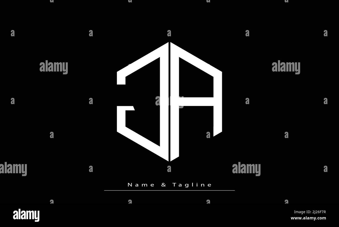 Letter ja logo Black and White Stock Photos & Images - Alamy