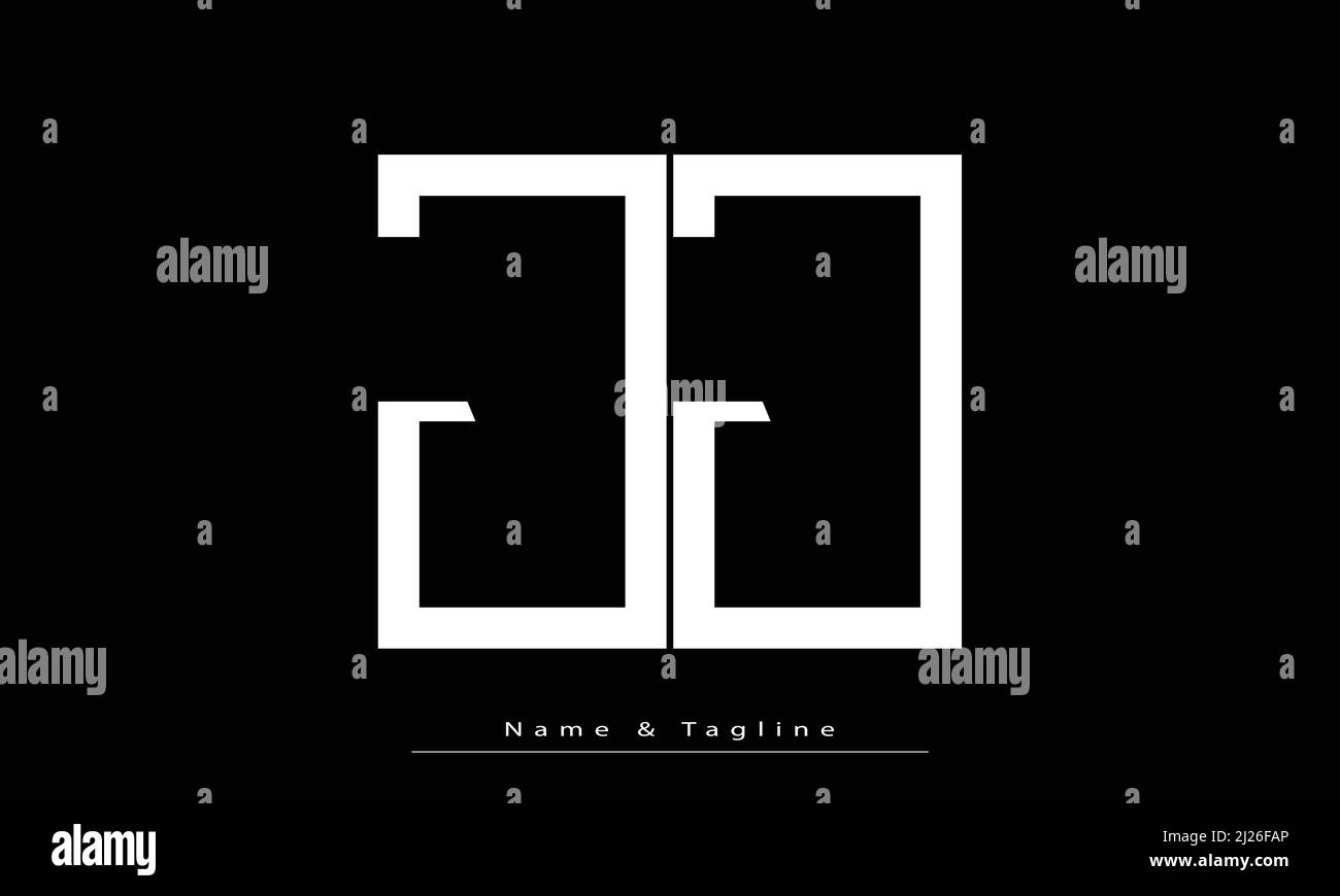 Jj logo Black and White Stock Photos & Images - Alamy