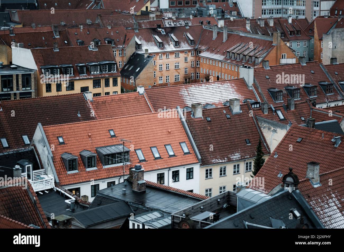 Views of the Centrum district in the city of Copenhagen, the capital ...