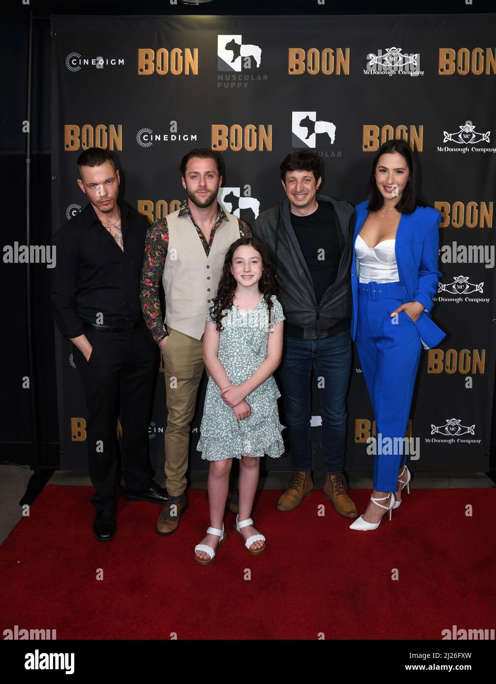 Los Angeles, USA. 29th Mar, 2022. Presley Melrose, Memphis Taylor ...