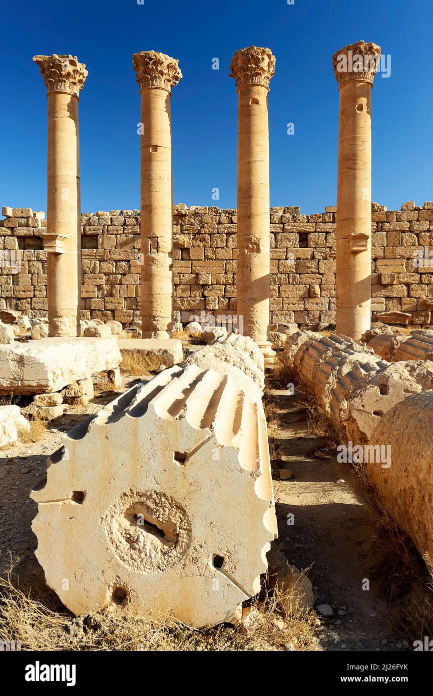 Syria. The ancient city of Palmyra. Temple of Bel Stock Photo - Alamy