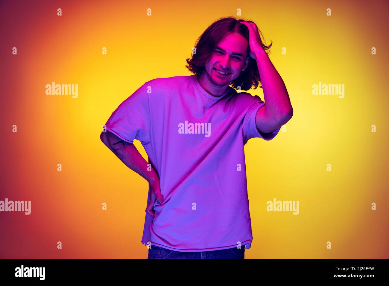 Beauty influencer male hi-res stock photography and images - Alamy