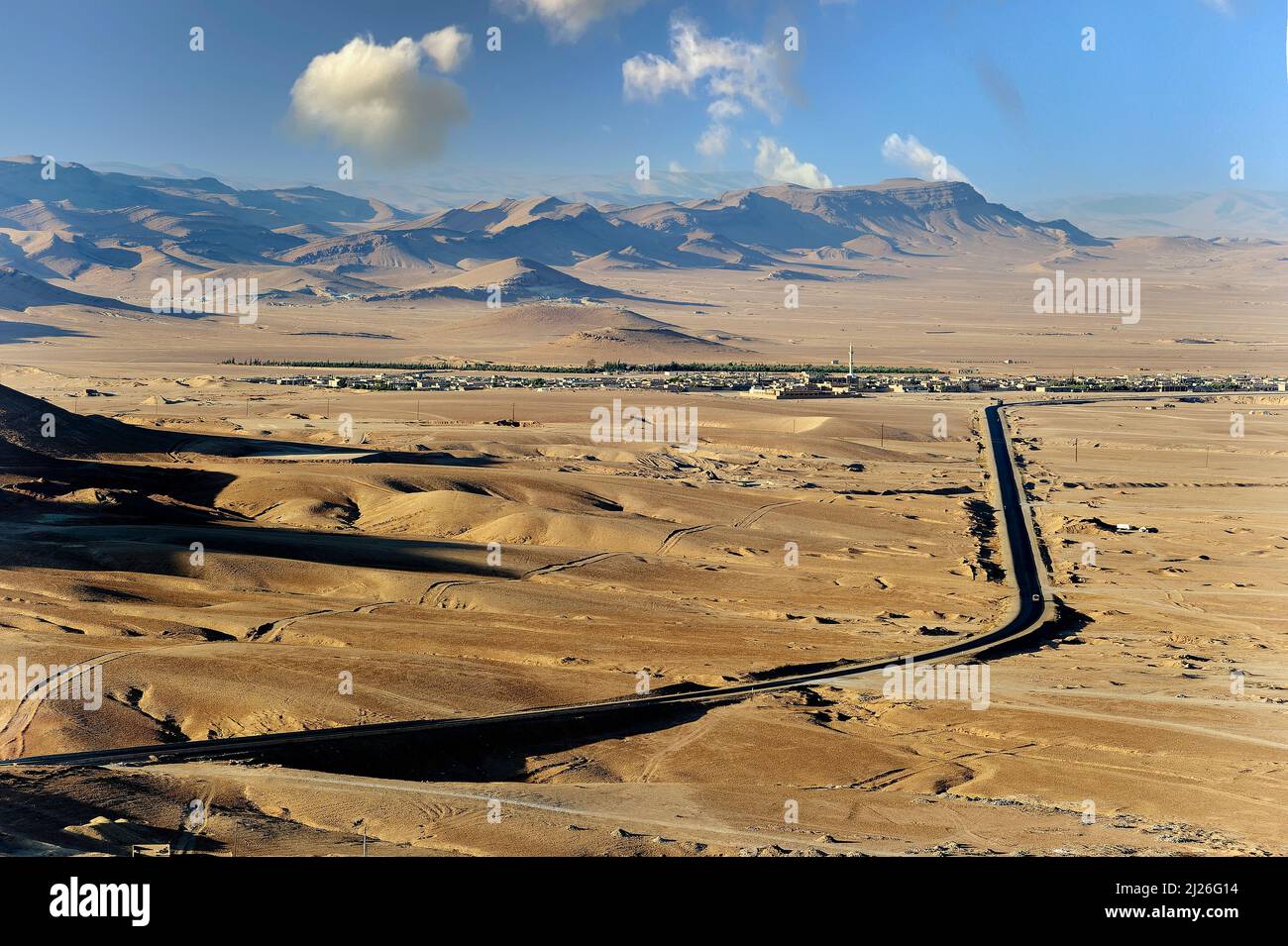 Syria. The new city of Palmyra Stock Photo - Alamy