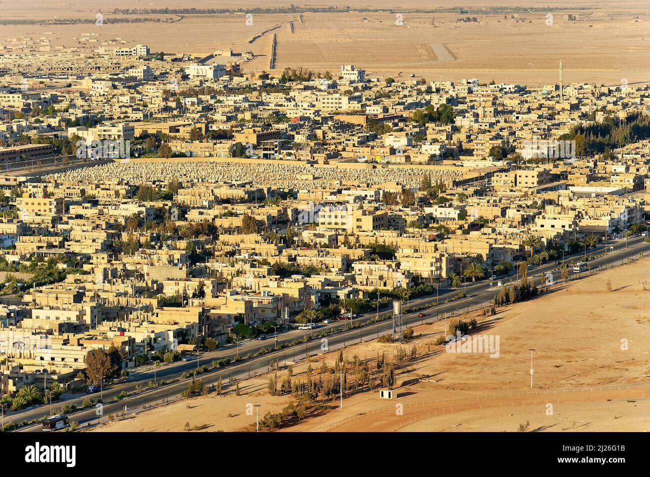 Syria. The new city of Palmyra Stock Photo - Alamy