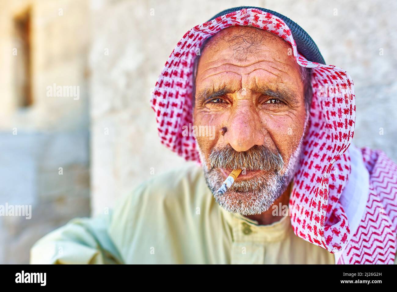Portrait senior man hat moustache hi-res stock photography and images ...
