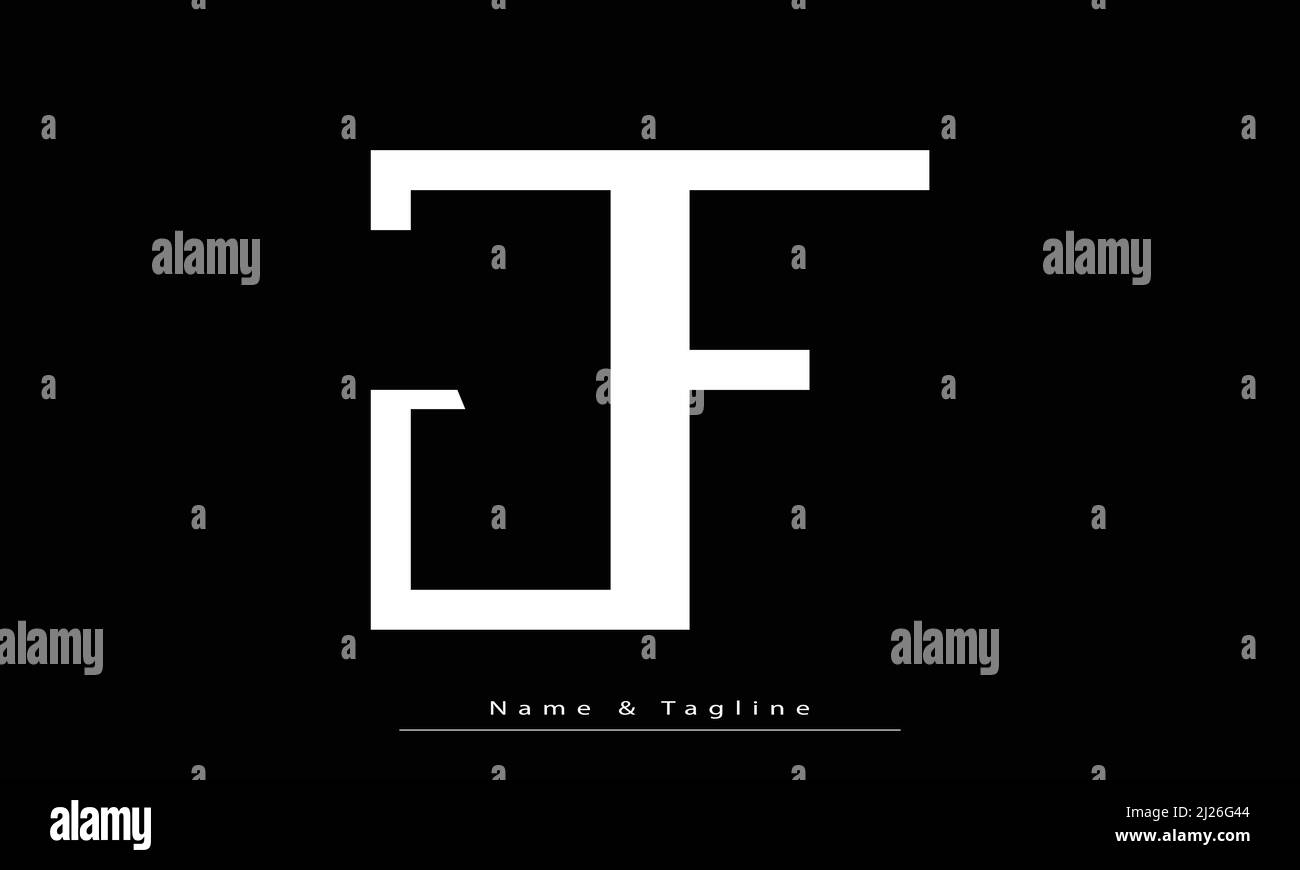 Alphabet letters Initials Monogram logo JF , FJ Stock Vector Image ...