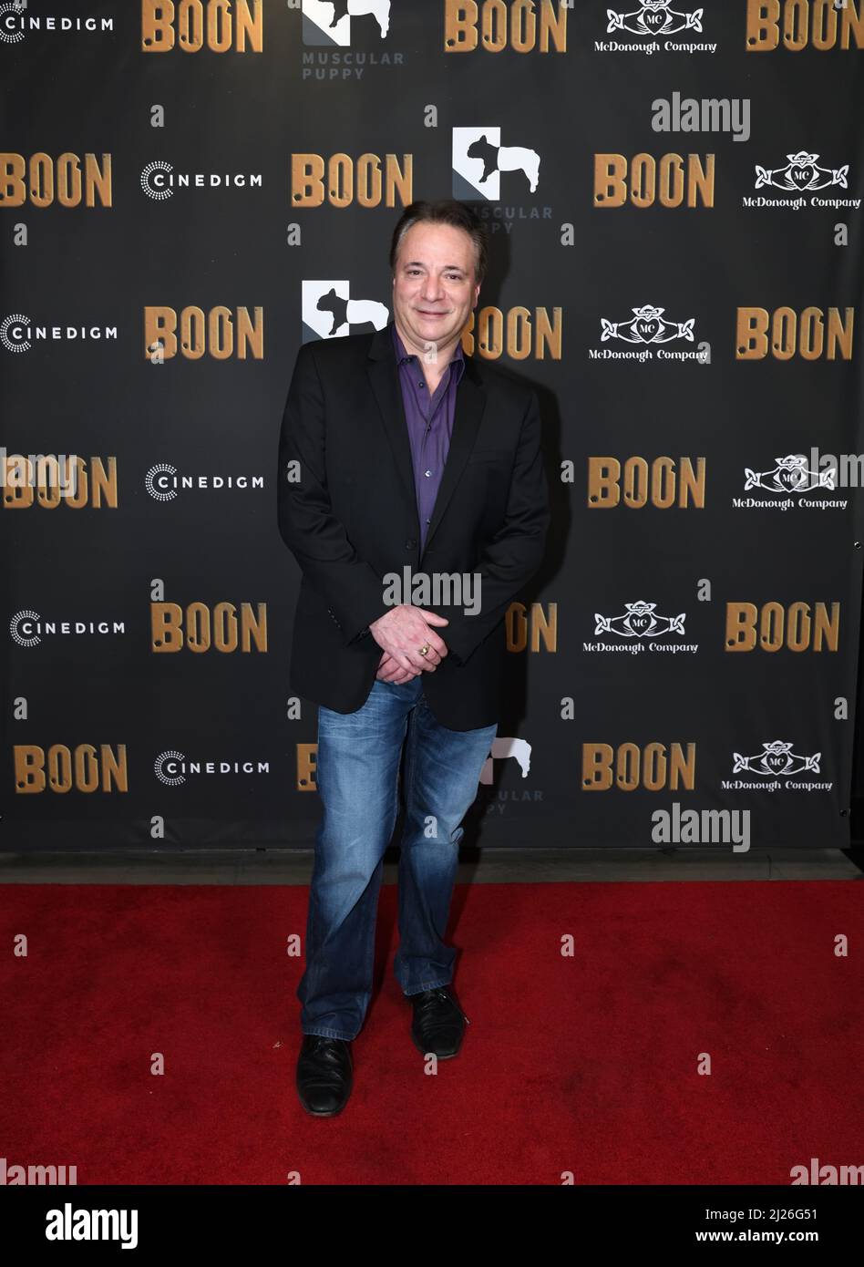 Los Angeles, USA. 29th Mar, 2022. Jeremy Lanni arrives at the Boon ...