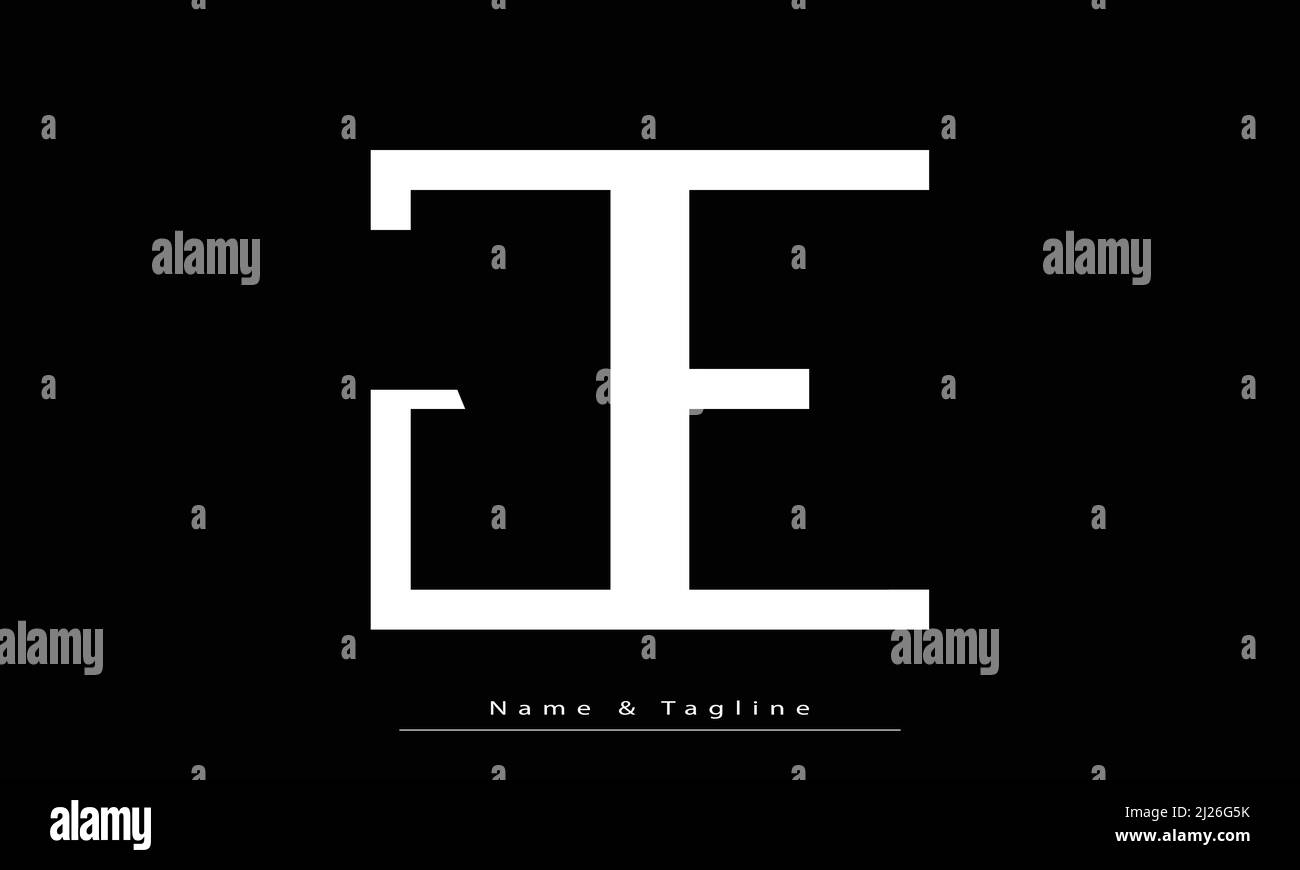 Alphabet letters Initials Monogram logo JE , EJ Stock Vector Image ...