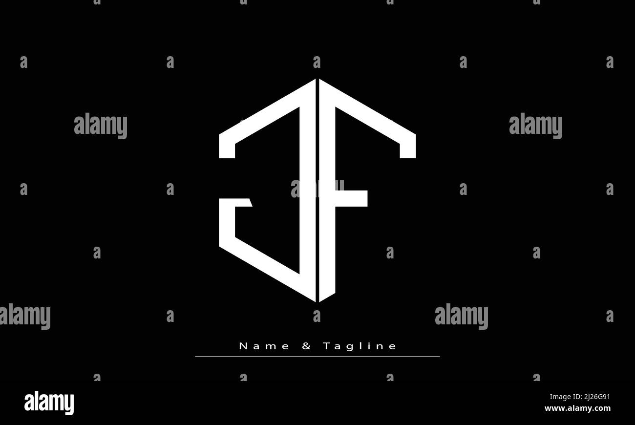 Alphabet letters Initials Monogram logo JF , FJ Stock Vector Image & Art - Alamy