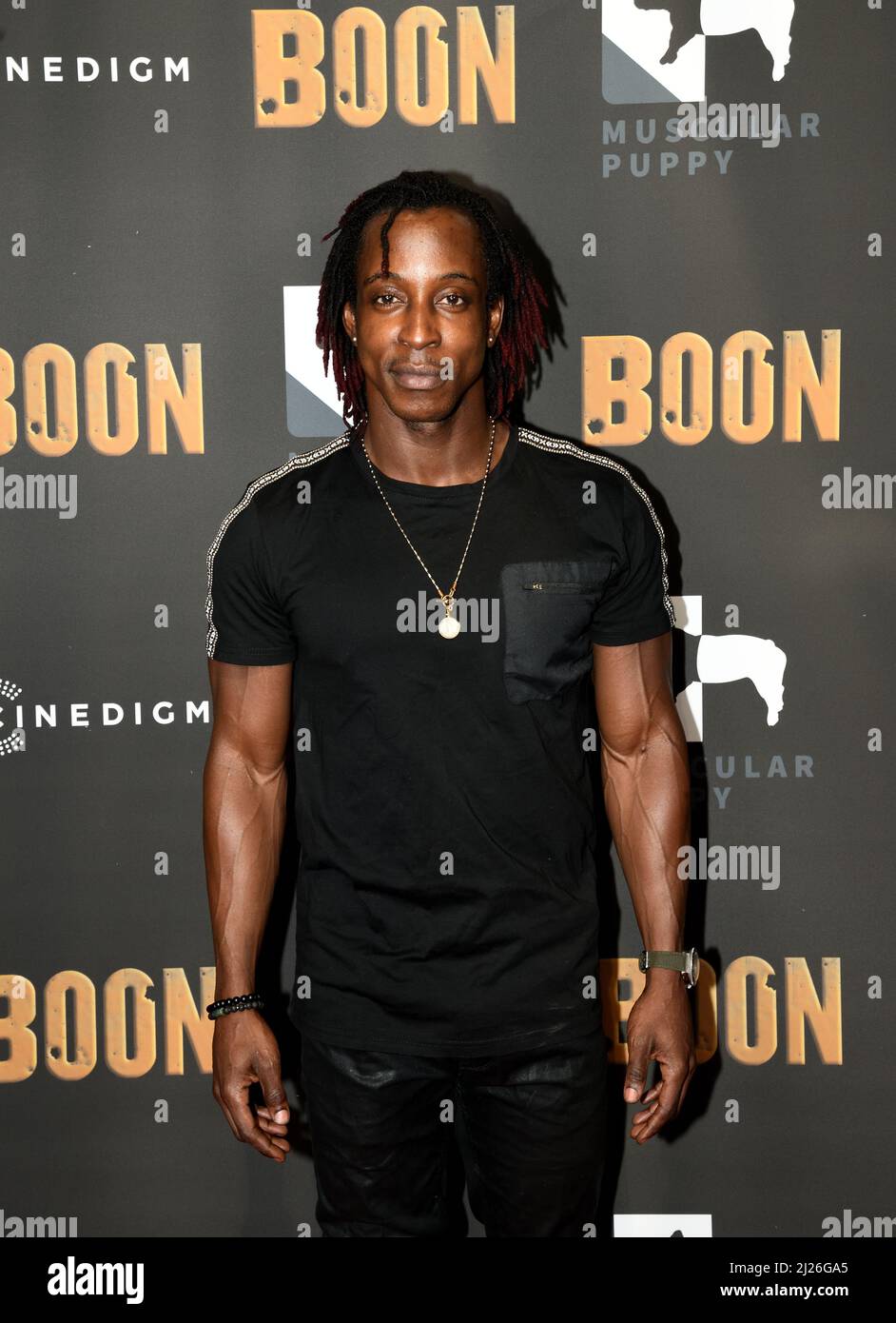 Los Angeles, CA on March 29, 2022. Shaka Smith arrive at the Boon ...