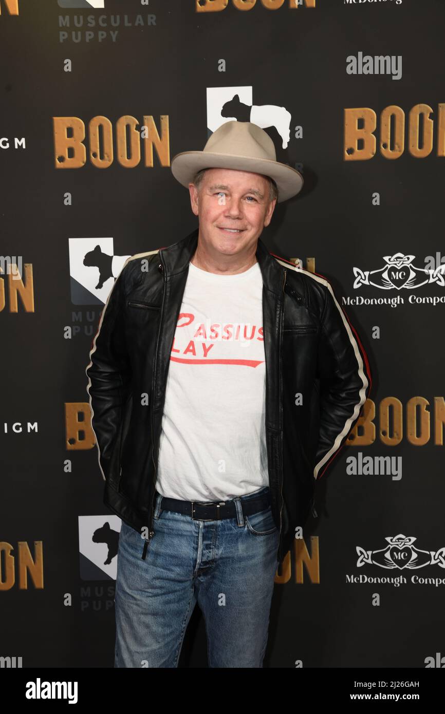 Los Angeles, CA on March 29, 2022. Spencer Garrett arrive at the Boon ...