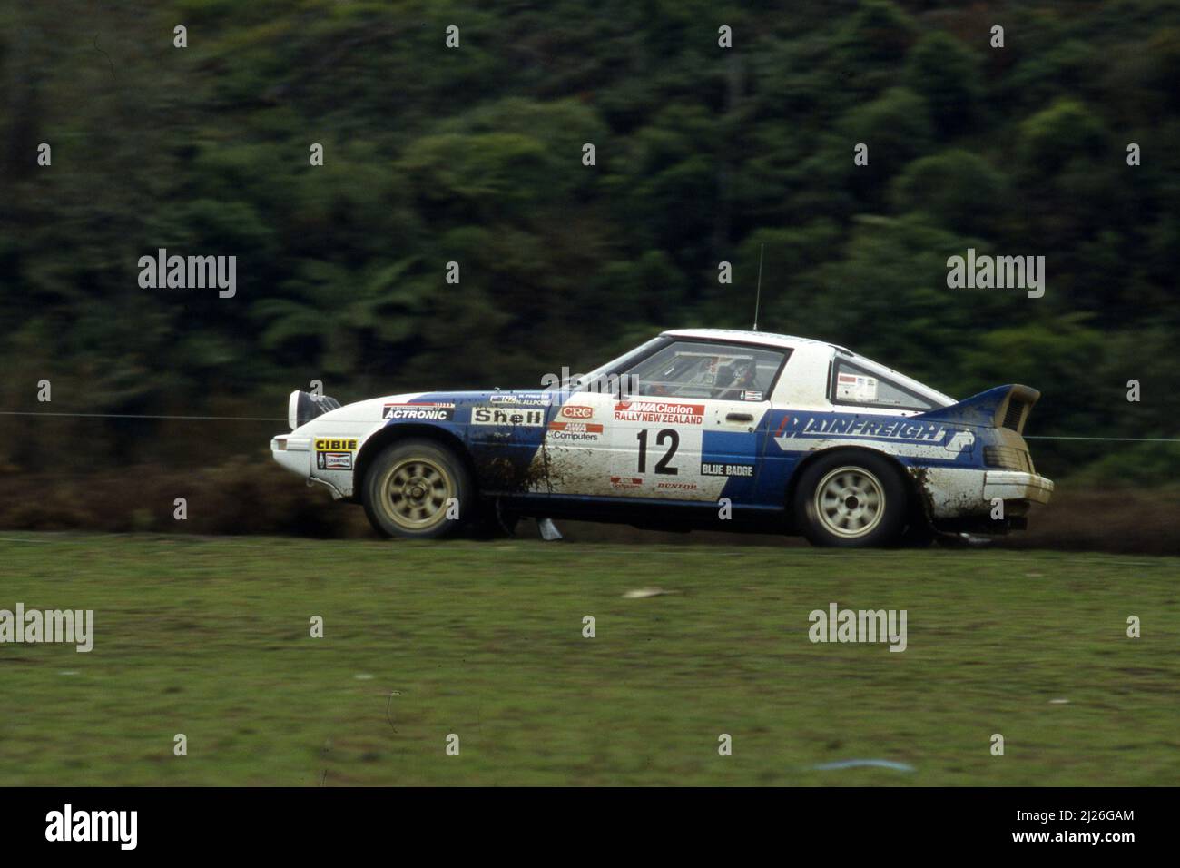 Neil Allport (NZ) Rodger Freeth (NZ) Mazda RX7 GrB Stock Photo - Alamy
