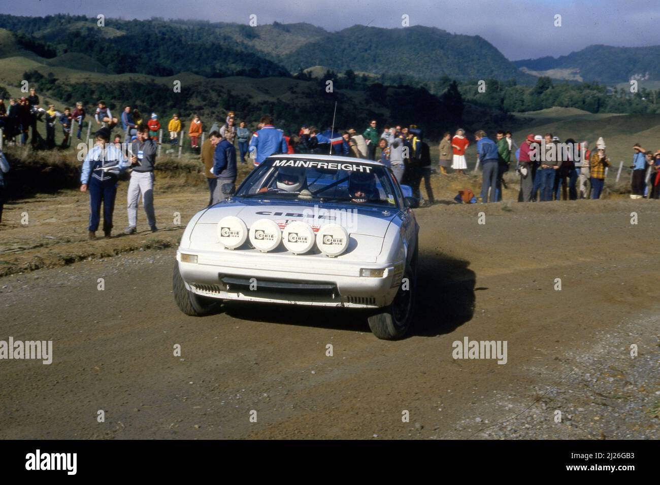 Neil Allport (NZ) Rodger Freeth (NZ) Mazda RX7 GrB Stock Photo - Alamy