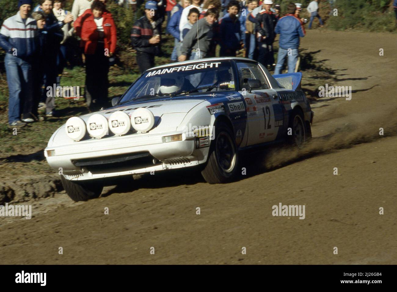 Neil Allport (NZ) Rodger Freeth (NZ) Mazda RX7 GrB Stock Photo - Alamy