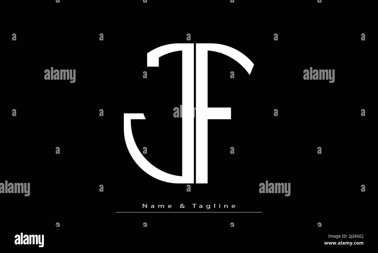 Alphabet letters Initials Monogram logo JF , FJ Stock Vector Image ...