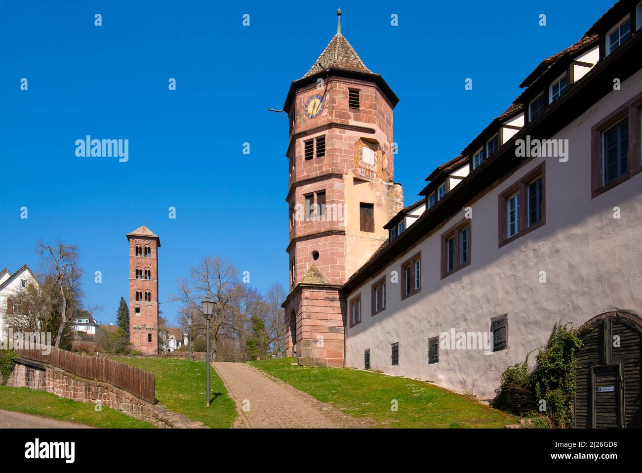 Hirsau Abbey (Hirschau Abbey) in Calw, Germany. The monastery's history ...