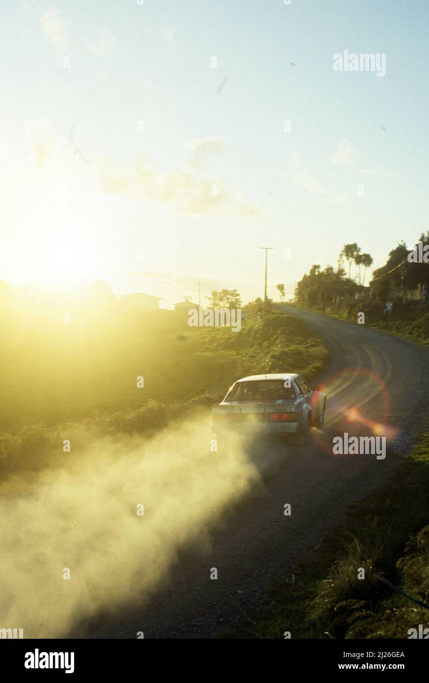 Reg Cook (NZ) Wayne Jones (NZ) Nissan 240RS GrB Nissan NZ Stock Photo ...