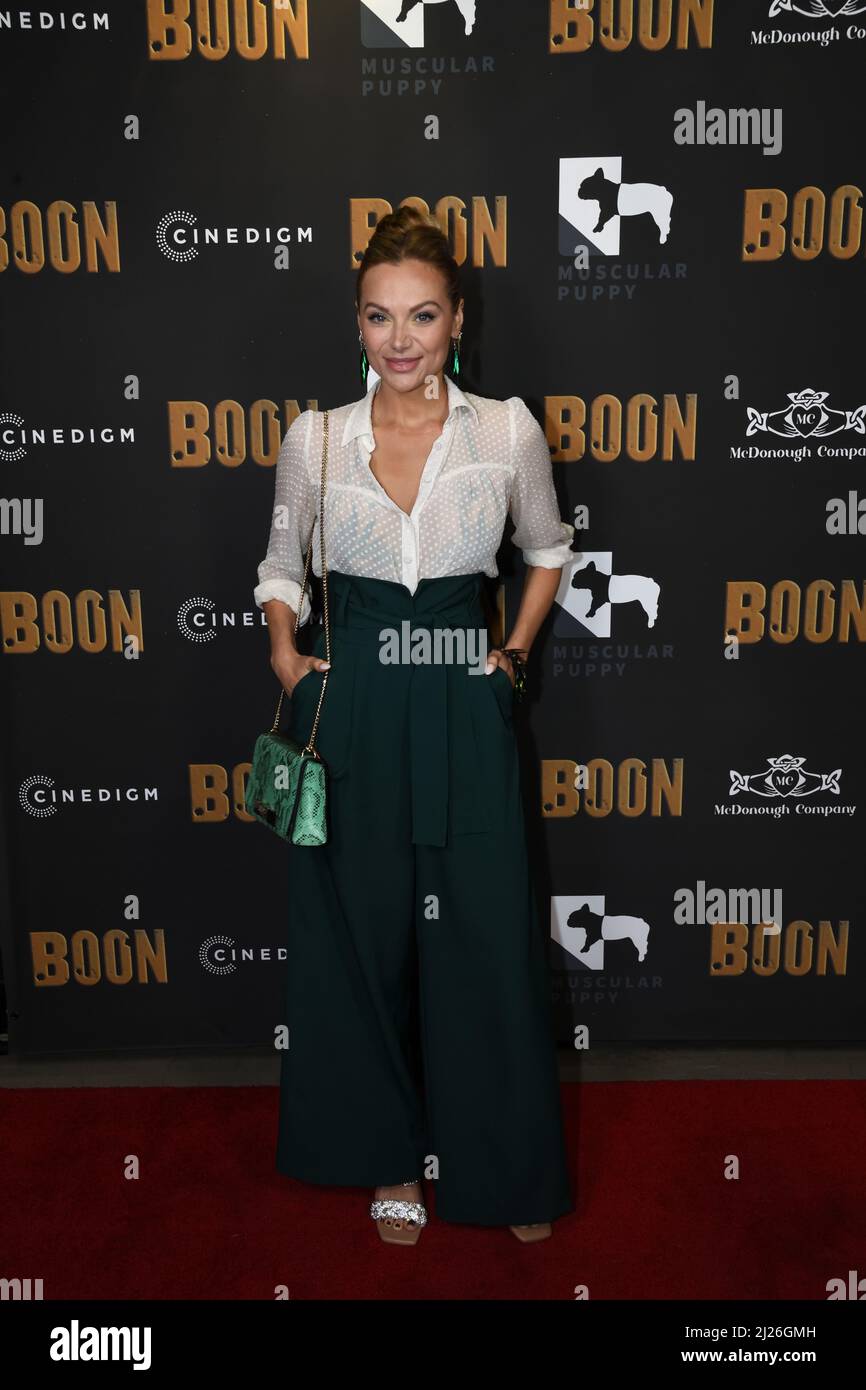 Christina Ochoa arrives at the Boon Premiere at the Chinese Theater in ...