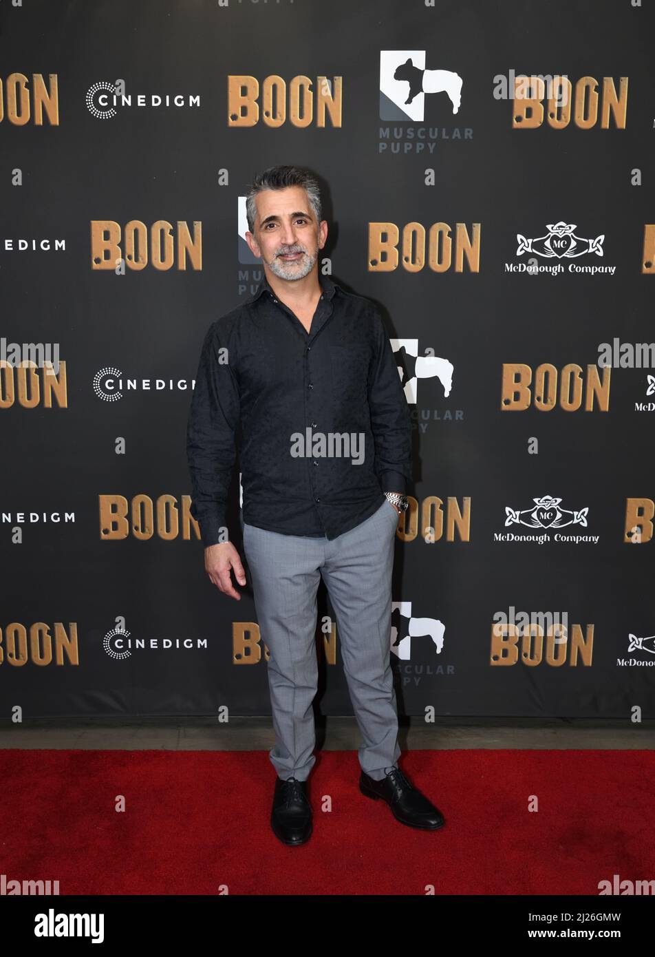 Los Angeles, CA on March 29, 2022. James Madio arrives at the Boon ...