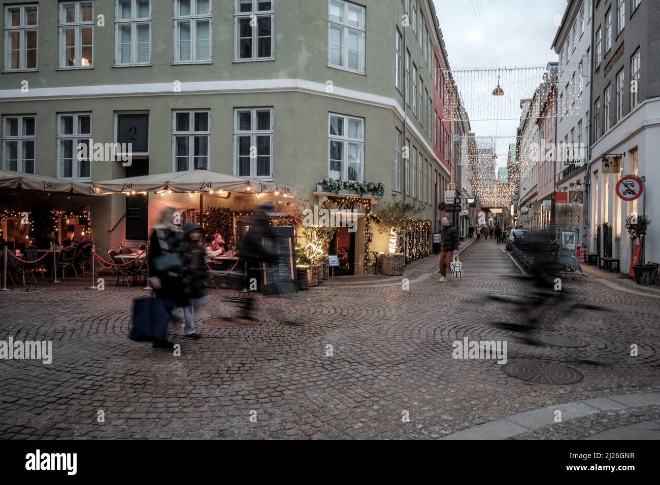 Pictures of daily life in the capital city of Denmark, Copenhagen Stock ...