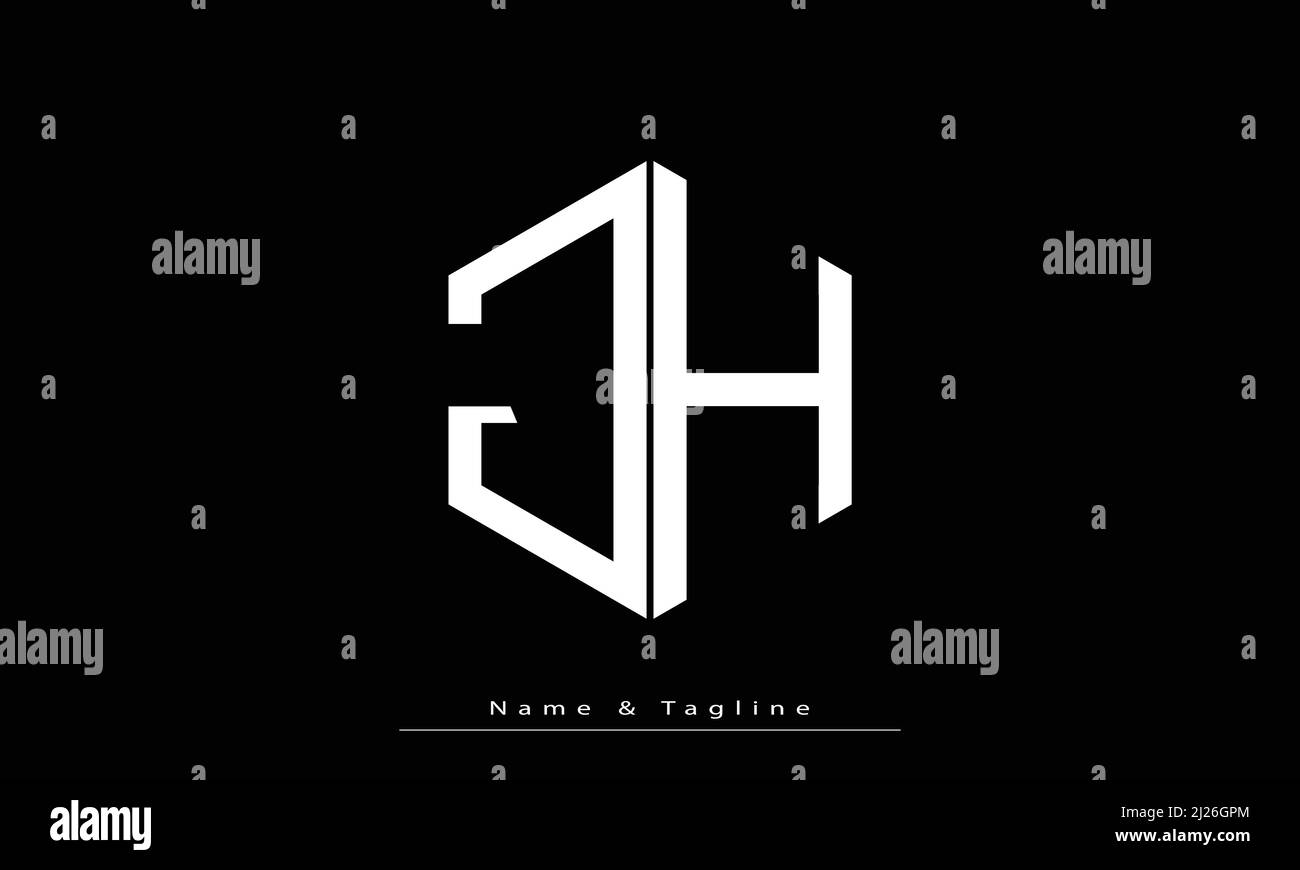 Alphabet letters Initials Monogram logo JH , HJ Stock Vector Image ...