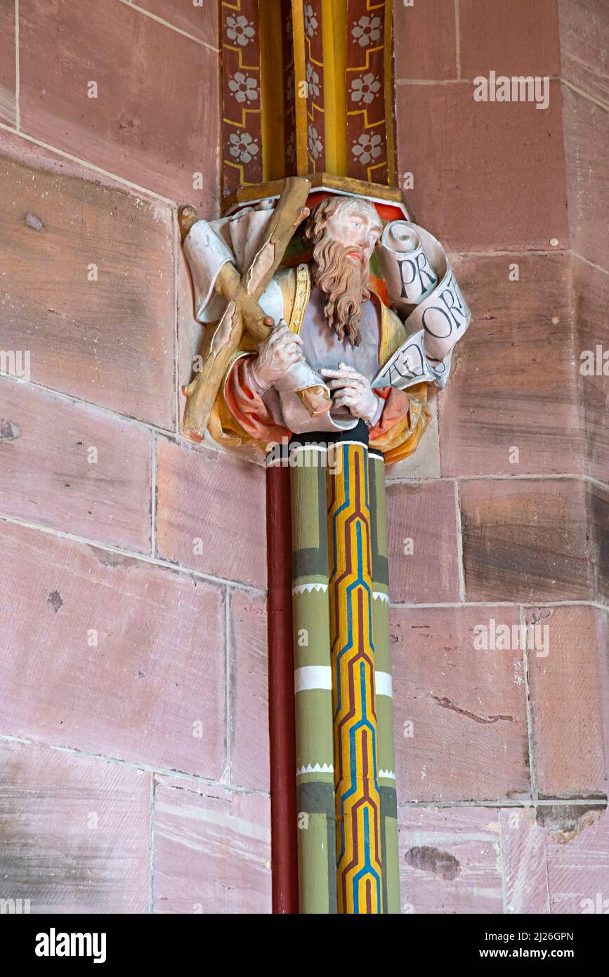 Inside Lady chapel. Monastery Ruins Hirsau, Calw, Germany. The ...