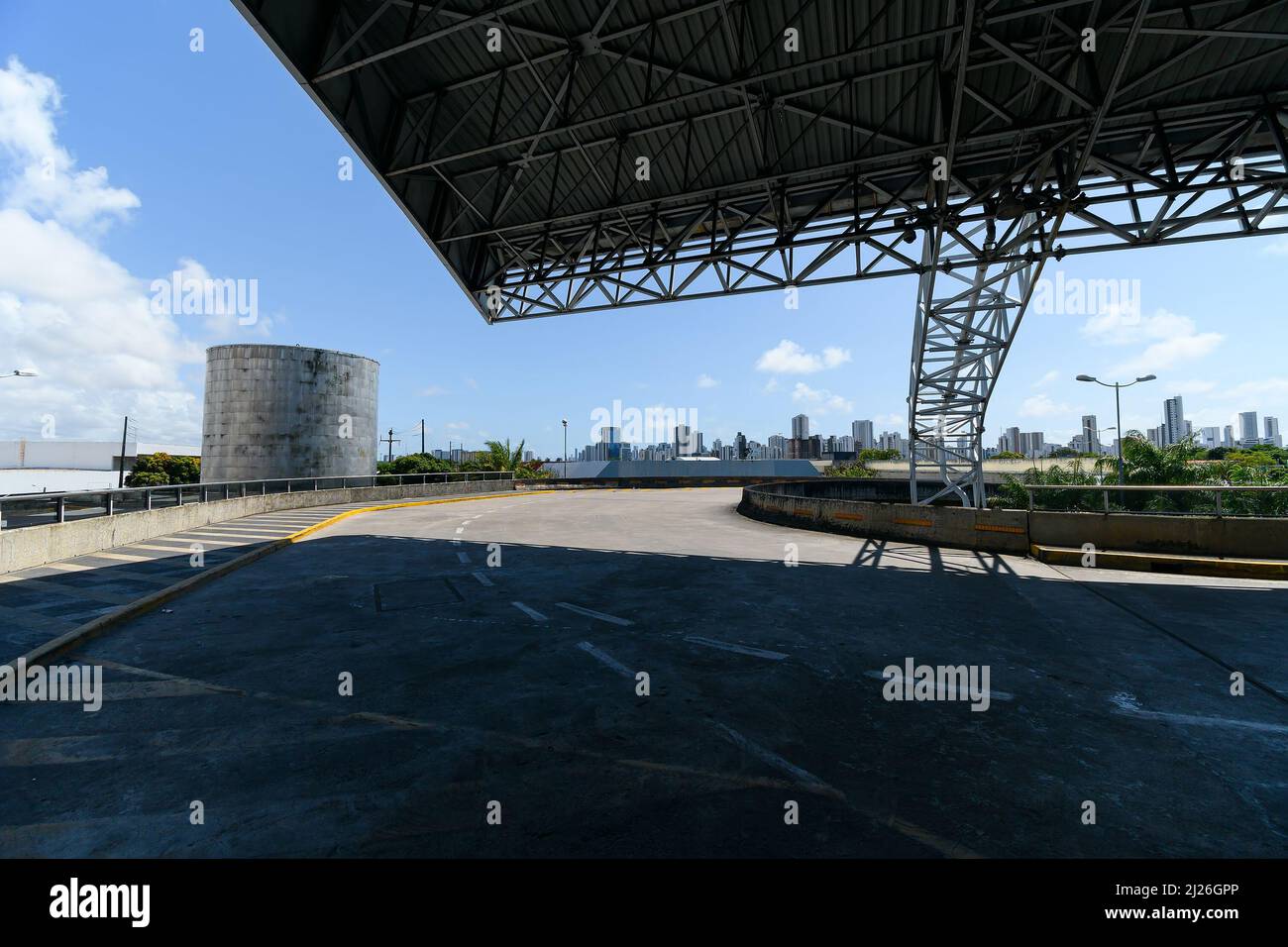 Recife, PE, Brazil - October 19, 2021: external area of the ...