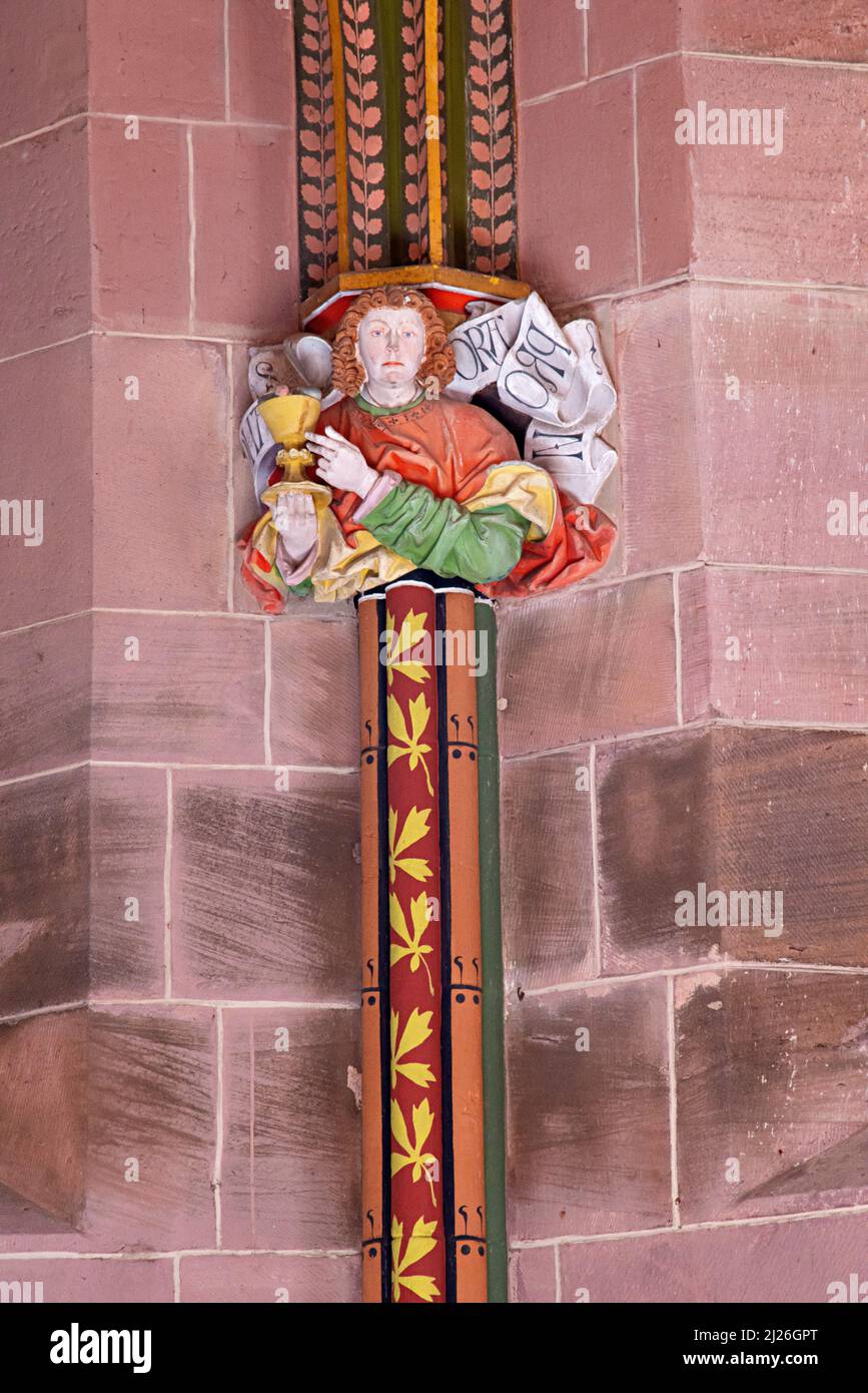 Inside Lady chapel. Monastery Ruins Hirsau, Calw, Germany. The ...