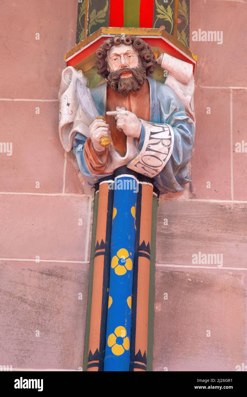 Inside Lady chapel. Monastery Ruins Hirsau, Calw, Germany. The ...