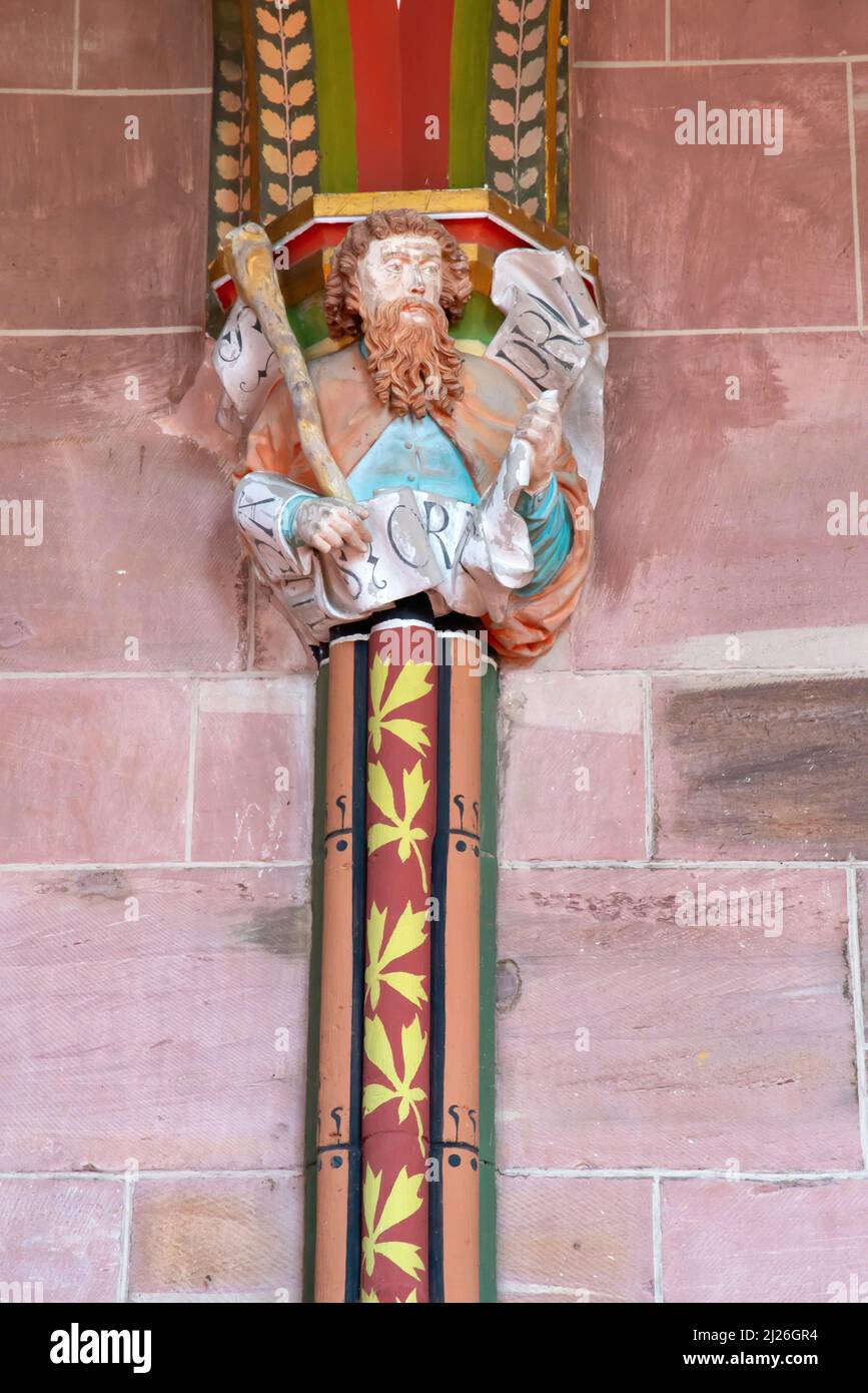 Inside Lady chapel. Monastery Ruins Hirsau, Calw, Germany. The ...