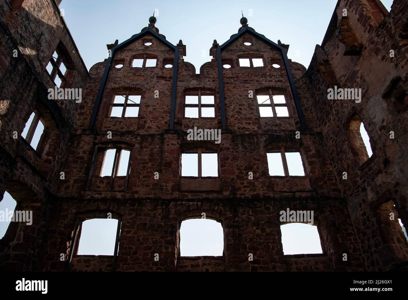 Hunting lodge (Jagdschloss), Monastery Ruins Hirsau, Calw, Germany. The ...
