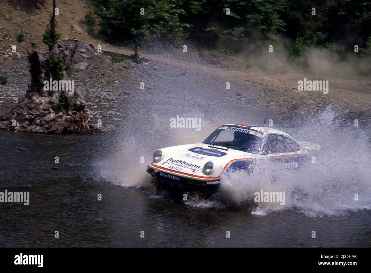 Saeed Al Hajri (QAT) John Spiller (GBR) Porsche 911 SC RS GrB Rothmans ...
