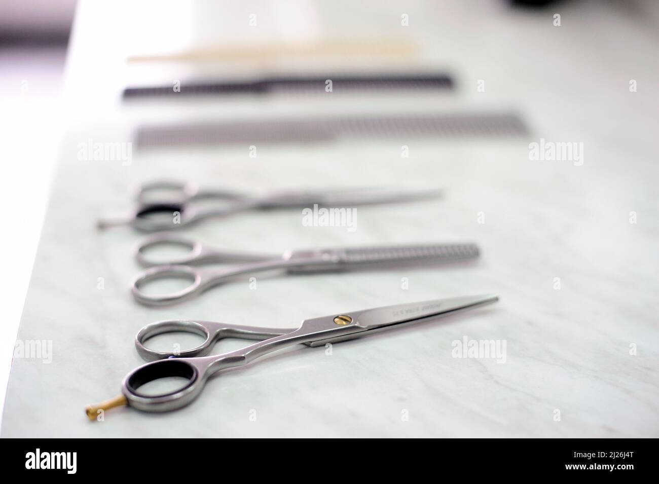 Various types of scissors hi-res stock photography and images - Alamy