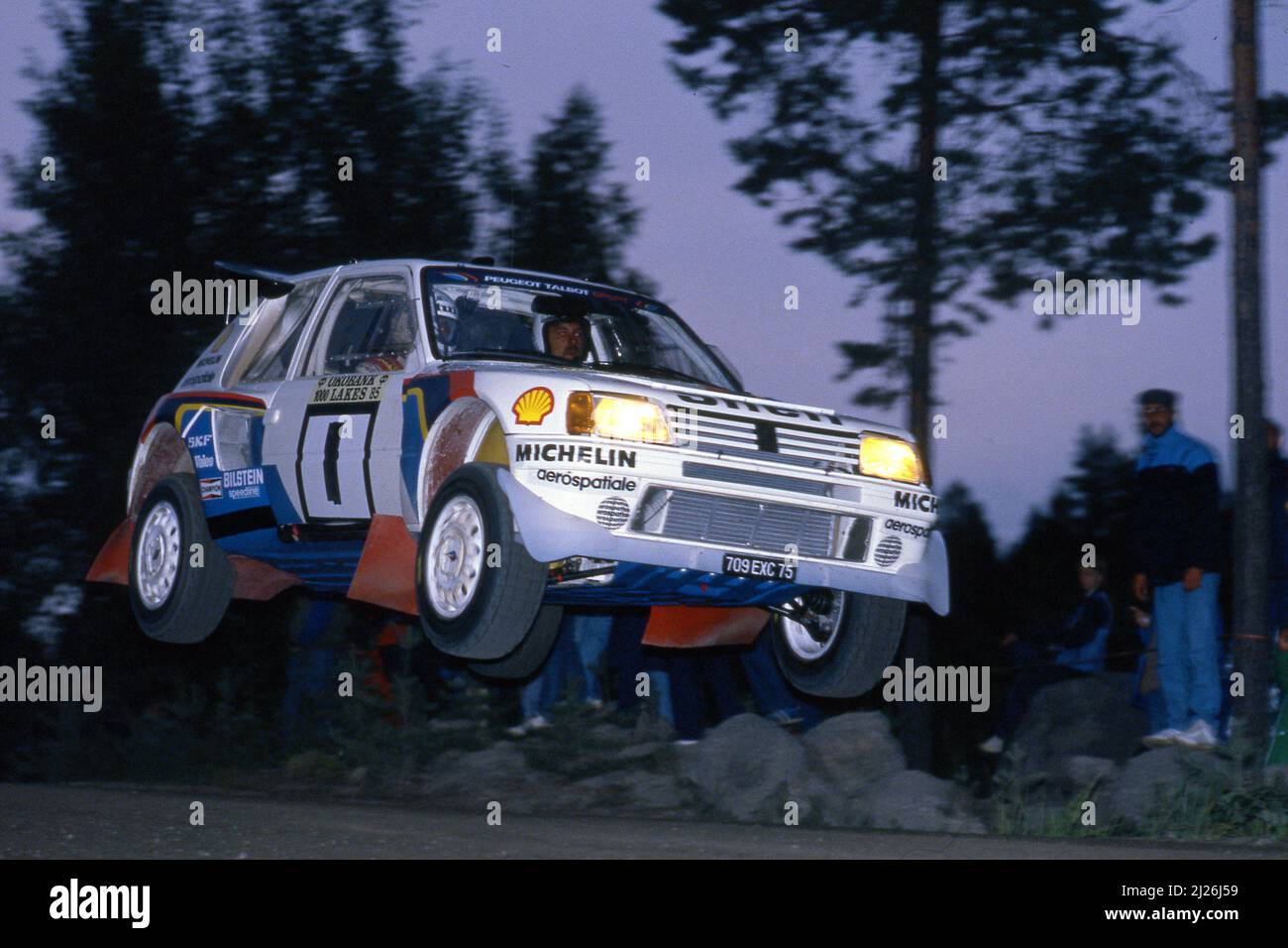 Kalle Grundel (SWE) Peter Diekmann (GER) Peugeot 205 Turbo 16 E2 GrB ...
