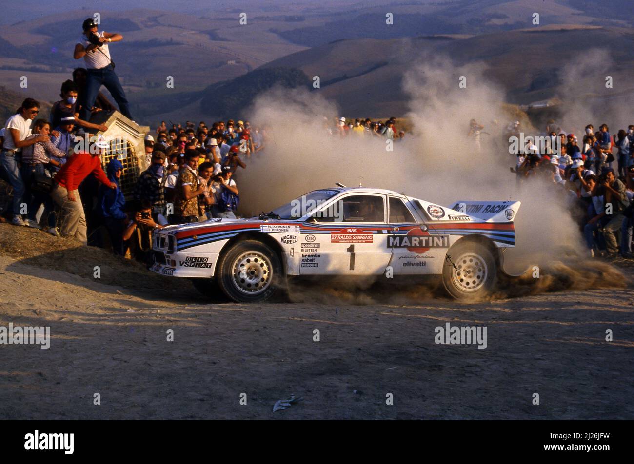 Henri Toivonen (FIN) Juha Piironen (FIN) Lancia Rally 037 GrB Martini ...
