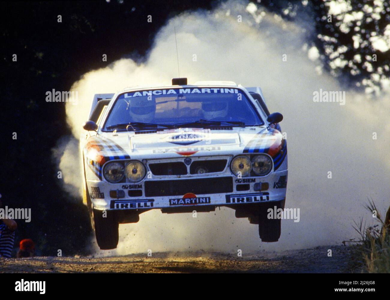 Henri Toivonen (FIN) Juha Piironen (FIN) Lancia Rally 037 GrB Martini ...