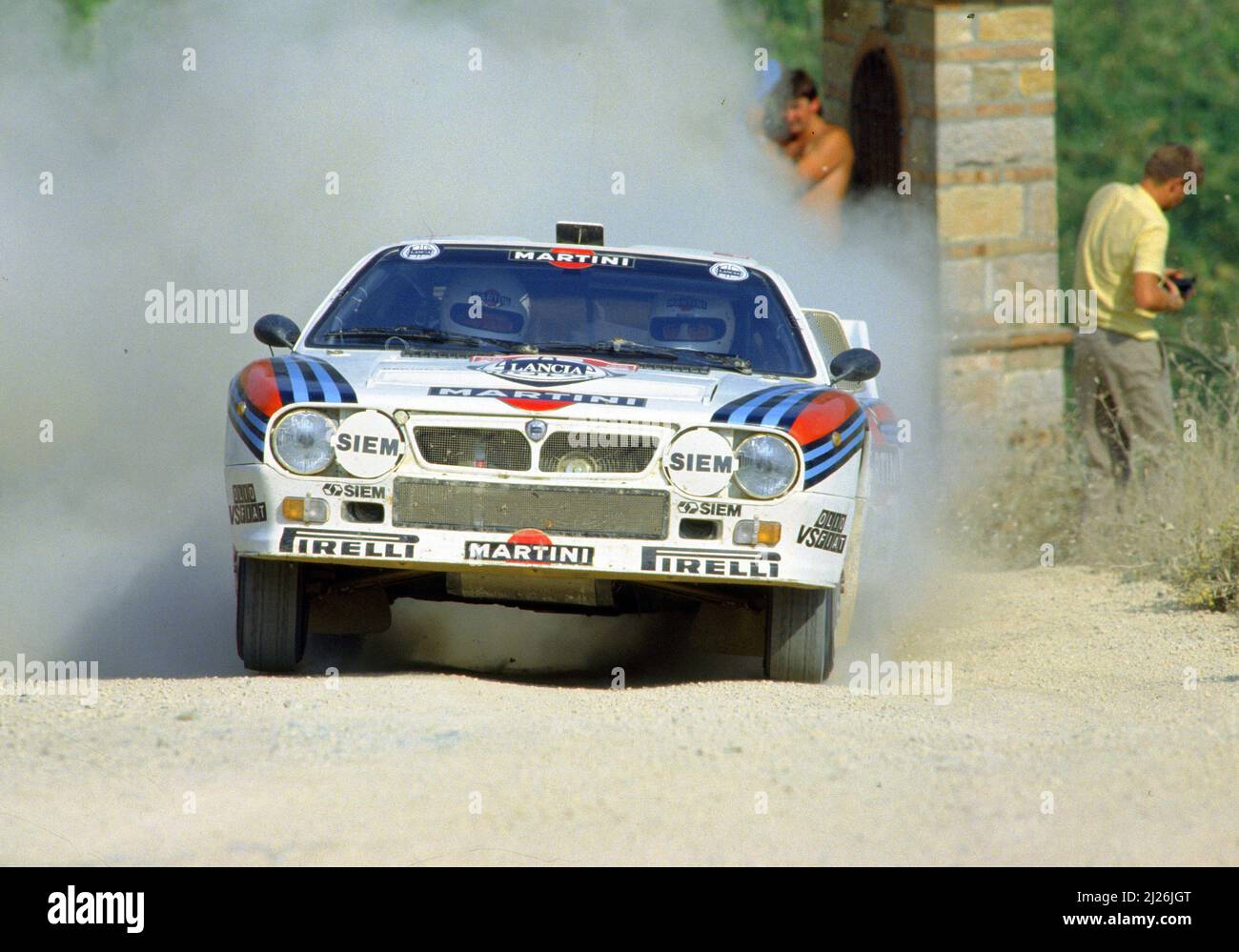 Henri Toivonen (FIN) Juha Piironen (FIN) Lancia Rally 037 GrB Martini ...
