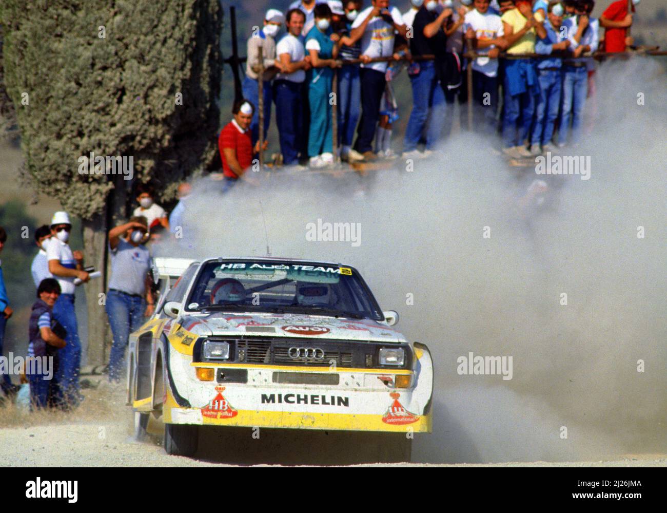 Walter Rohrl (GER) Christian Geistdorfer (GER) Audi Sport Quattro E2 ...