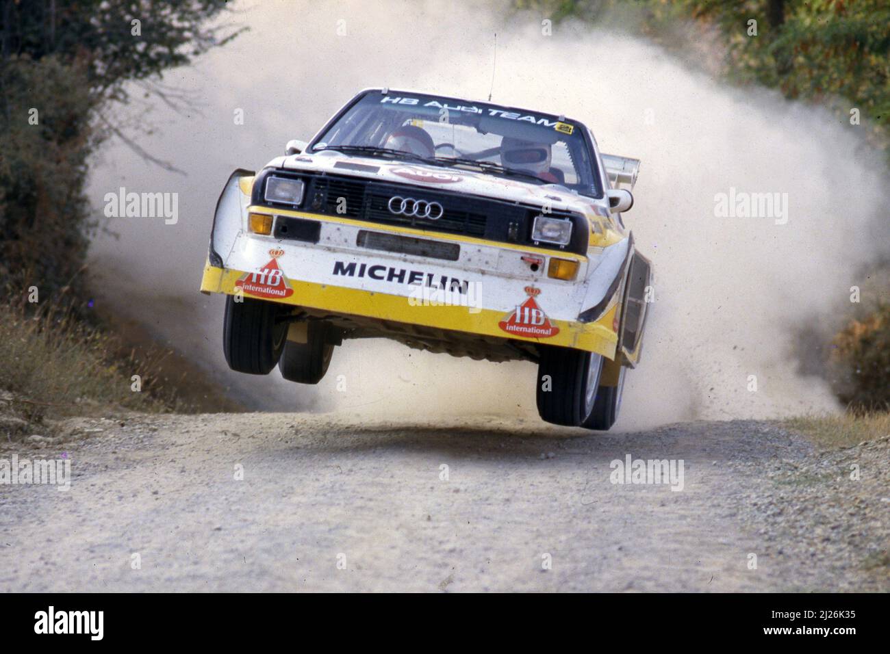 Walter Rohrl (GER) Christian Geistdorfer (GER) Audi Sport Quattro E2 ...