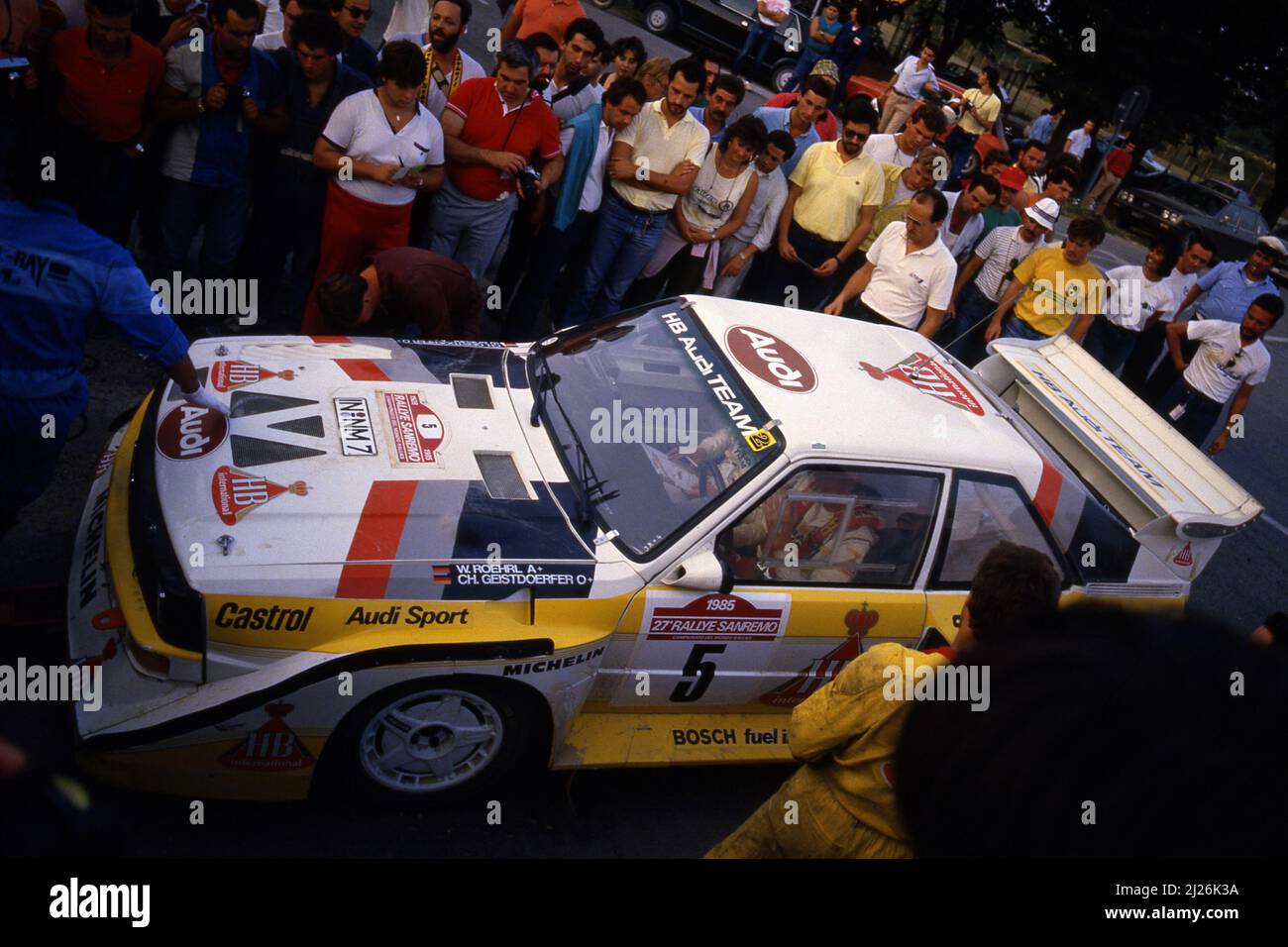 Walter Rohrl (GER) Christian Geistdorfer (GER) Audi Sport Quattro E2 ...